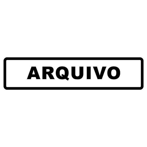 Placa Arquivo PS209 - Encartale - Placa de Sinalização de Segurança ...