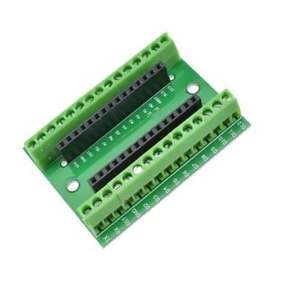 Placa Borne Terminal Adaptador Arduino Nano V3.0 - AT - Robótica ...