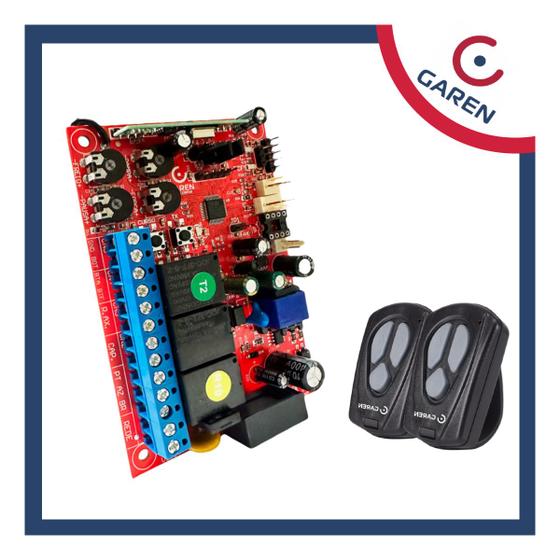 Placa Central De Comando Wave Motor Automático + 2 Controles - Garen ...