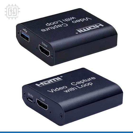 Placa De Captura Audio Video 4k Full Hd Hdmi 1080p 60Hz Fps Usb 3.0 ...