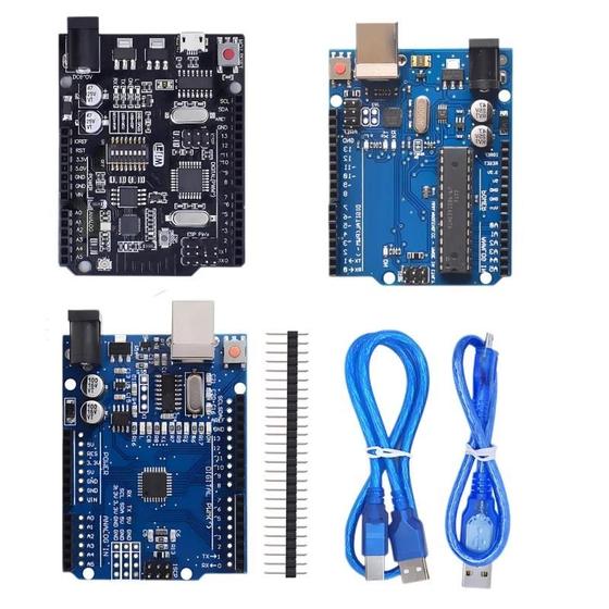Placa De Desenvolvimento UNO R3 Arduino ATMEGA16U2 MEGA328P Chip CH340G ...