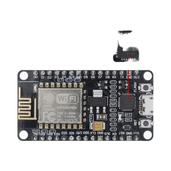 Placa De Desenvolvimento WiFi NodeMcu V3 V2 Lua ESP8266 ESP-12E CH340 CP2102 Módulo Sem Fio ...