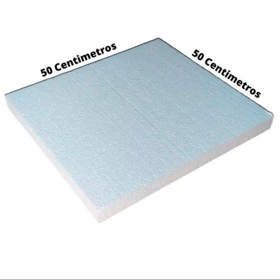 Placa de Isopor para Isolamento 50x50x04cm para Laje e Forro *kit 10 ...