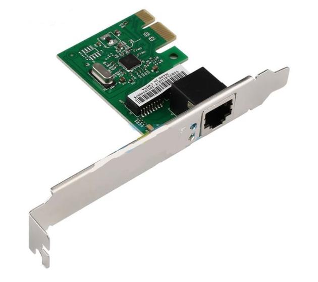 Placa De Rede 10/100/1000mbps Pci Express Gigabit - ACF Store - Placa ...