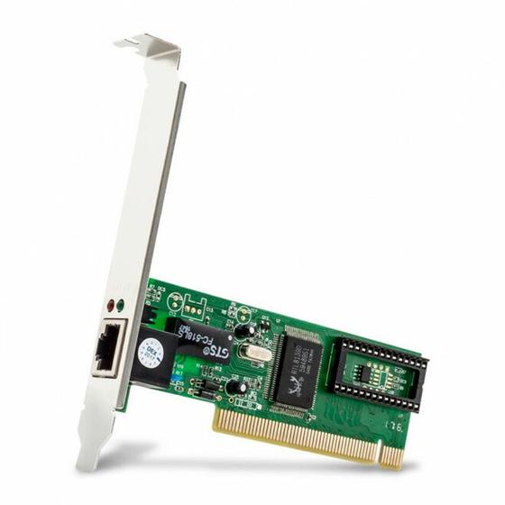 Placa De Rede 100 Mbps Slot Pci Antigo Com Perfil Baixo - DEX - Placa ...