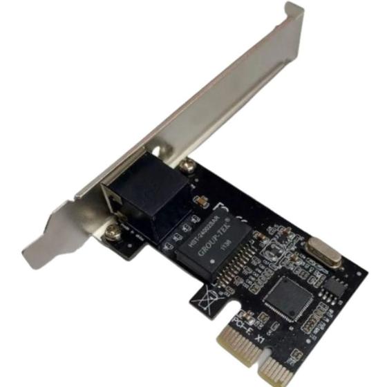Placa De Rede Gigabit 10/100/1000 Mb/S Pci Express Rj45 - Taicon ...