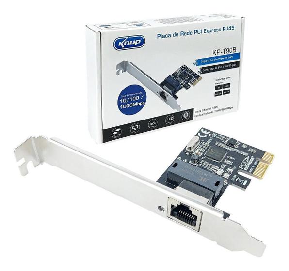 Placa De Rede Gigabit Lan Rj45 Pci Express 1000Mbps Para Pc - Alinee ...