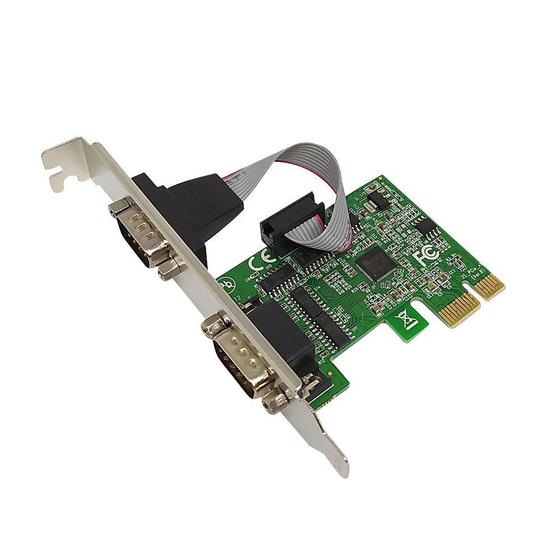 Placa De Rede Pci Express Serial, Db9, Para Pc 2 Portas Knup Kp-t89 - Placa de Rede - Magazine Luiza