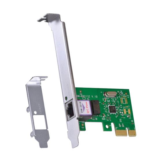 Placa de Rede RJ45 0/100/1000 PCI-E Original Vinik - Placa de Rede ...