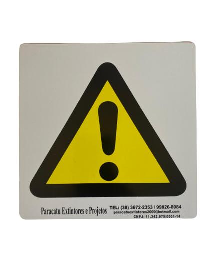 Placa de Sinalização Alerta Geral - PARACATU EXTINTORES - Placa de ...