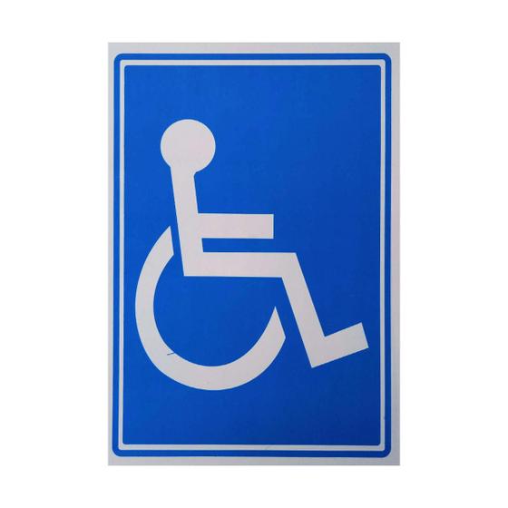Placa De Sinalização Deficiente Físico 15X20 - Ps74 F5E - Pacific ...