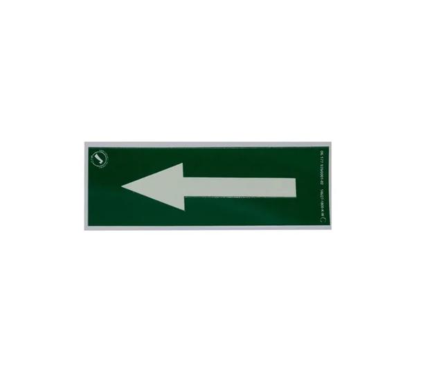 Placa De Sinalização Seta Reta - 7x20 - indika - Placa de Sinalização ...