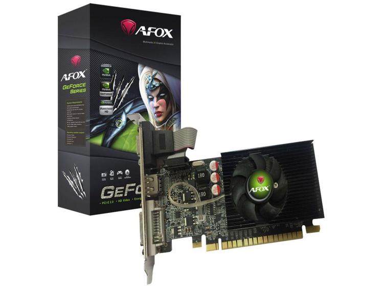 Placa de Vídeo Afox GeForce GT210 1GB DDR3 64 bits - Placa de Vídeo - Magazine Luiza