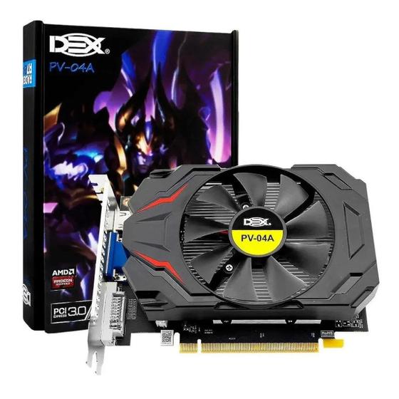 Placa de Vídeo AMD Radeon 2Gb 128 bit Ddr5 Pci 3.0 200 Series R7 240 ...
