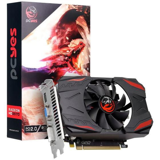 Placa de video amd radeon hd 6570 2gb gddr3 128 bits gaming edition ...