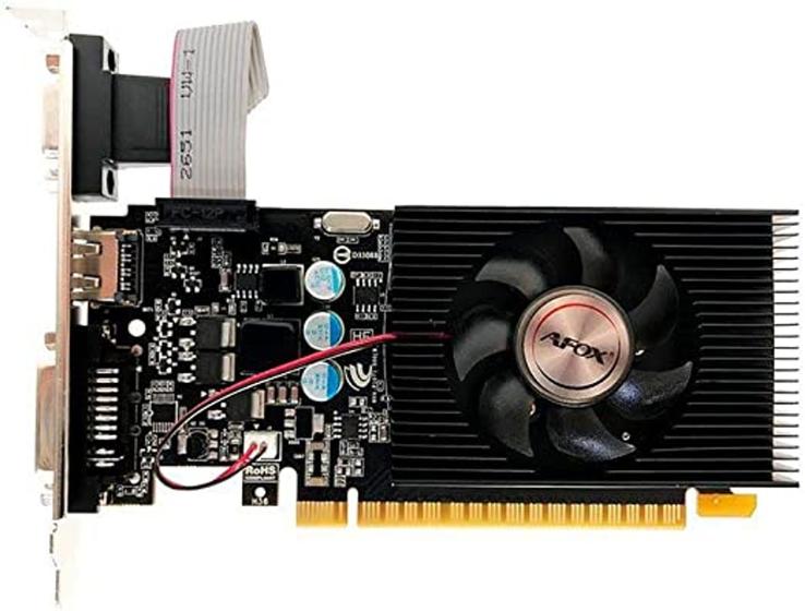 Placa de Vídeo Geforce Afox GT610 2GB DDR3 64BITS LP - AF610-2048D3L5 - 0075538-01 - Placa de ...