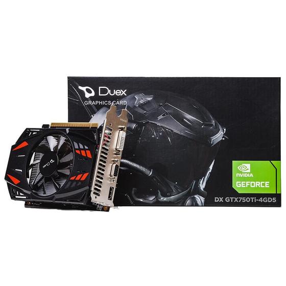 Placa de Vídeo GTX 750 Ti Duex NVIDIA GeForce, 4GB, DDR5 - DXGTX750TI4GD5 - Placa de Vídeo ...
