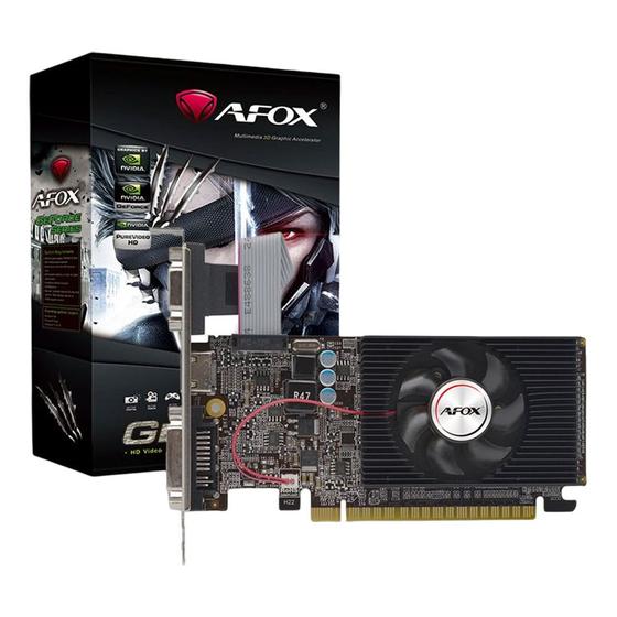 Placa de Vídeo NVIDIA Afox GeForce GT 610 2GB DDR3 64 Bits - F6102048D3L7-V6 - Placa de Vídeo ...