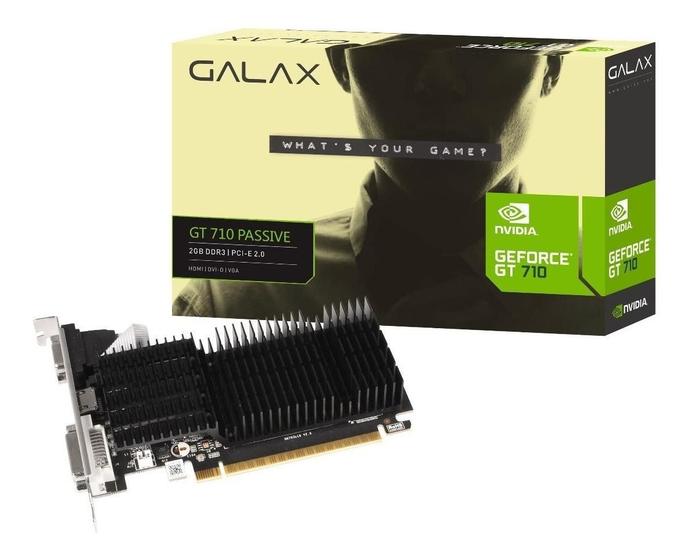 Placa De Vídeo Nvidia Galax Geforce 700 Series Gt 710 71gpf4hi00gx 2gb ...