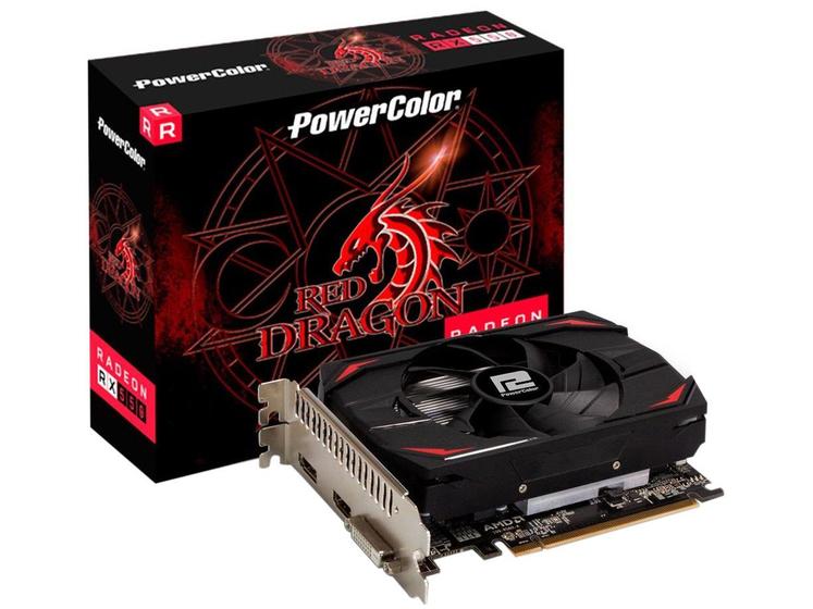 Placa de Vídeo Power Color Radeon RX 550 4GB - DDR5 128 bits - Placa de ...