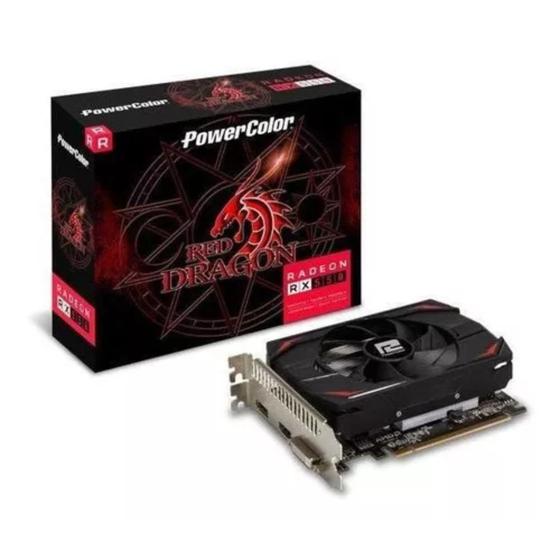 Placa de Vídeo RX550 Power Color AMD Radeon 2GB DDR5 64 Bits ...