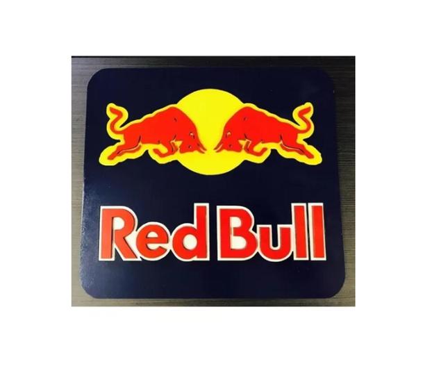 Placa Decorativa Quadro Entalhado Em Madeira Red Bull - Casa Nobre ...
