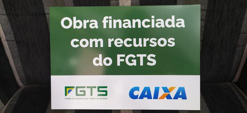 Placa Fgts Obra Financiada Padrão Caixa - ARTX DIGITAL - Caixa de ...