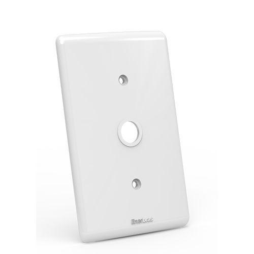 Placa Furo 4x2 - Enerbras Artis Branco - Ea111-e2 - Interruptores