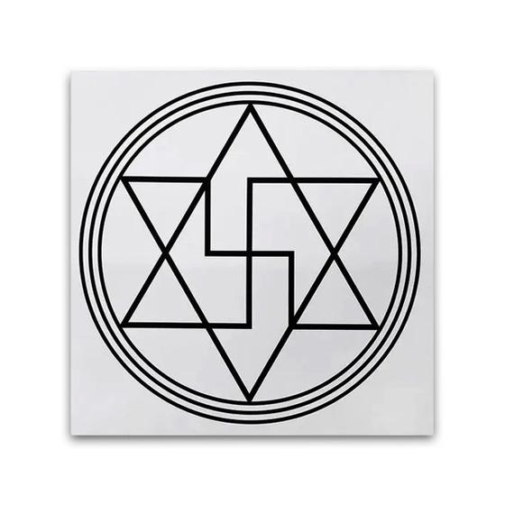 Placa Gráfico Radiestesia Radiônica Pvc 15x15 Selo Salomão - Juan ...