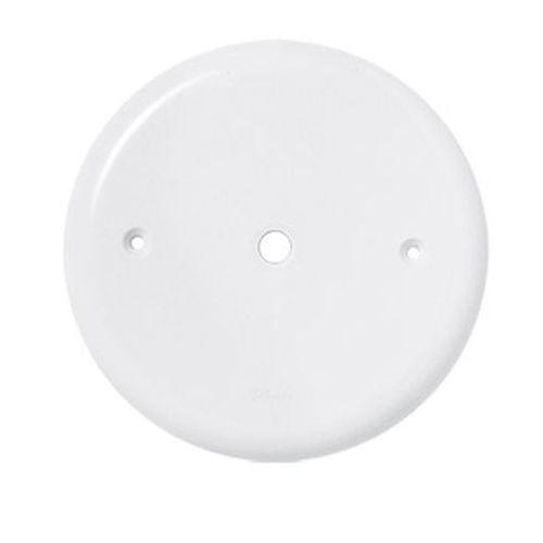Placa Ideale Redonda Branca C/ Saida de Fio - Pluzie - Espelho / Placa ...
