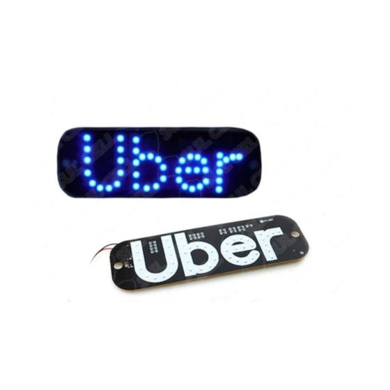 Placa LED luminoso UBER USB 12V - Operatus - Painel de LED - Magazine Luiza