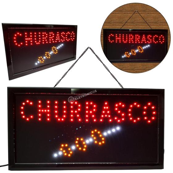 Placa Luminosa LED Neon Decorativo Fluorescente com Corrente Para ...