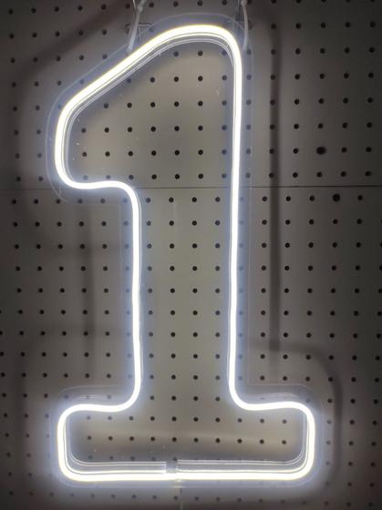 Placa Luminoso Neon De Led - Número 1 - 50 cm x 30 - MADE IN NEON ...