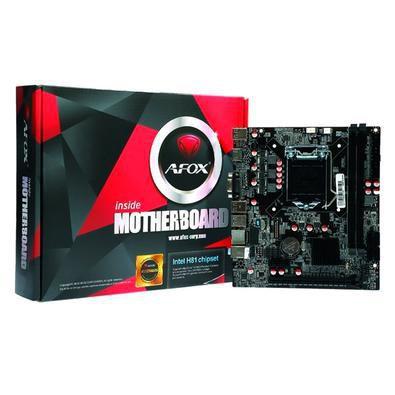 Placa Mae Afox H61 Ih61-ma2 Ddr3 Usb 2.0 Vga/hdmi Lga 1155 - Bazil ...