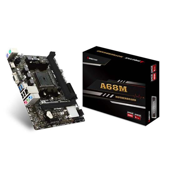 Placa Mãe Biostar A68MHE, Chipset A68H, AMD FM2+, mATX, DDR3 - Placa Mãe - Magazine Luiza