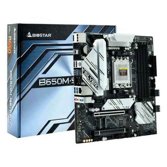Placa Mãe Biostar B650M Prata Socket Am5 Chipset Amd B650 Ddr5 Micro Atx - Placa Mãe - Magazine ...