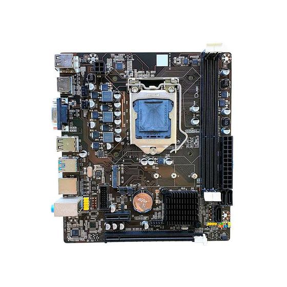 Placa Mãe Duex Dx B75zg M2 , Chipset H61, Intel Lga 1155, Matx, Ddr3 ...