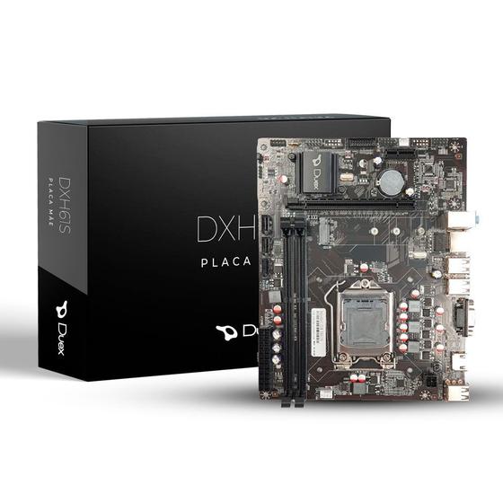 Placa Mae Duex DX H61ST DDR3 Socket LGA1155 Chipset Intel - Placa Mãe ...