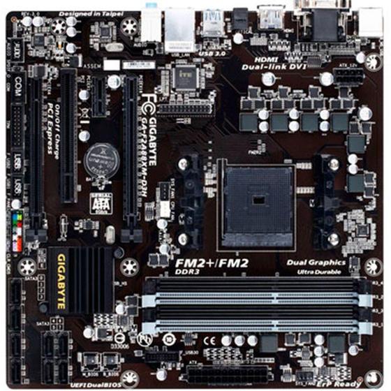 Placa Mãe Gamer Socket Amd Ga-F2a88xm-D3h Gigabyte - Placa Mãe ...
