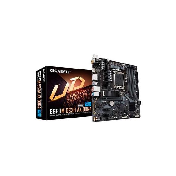 Placa Mãe Gigabyte B660M Ds3H Ax Ddr4 Rev 1.X Lga 1700 Chipset Intel B660 Expres - Placa Mãe ...