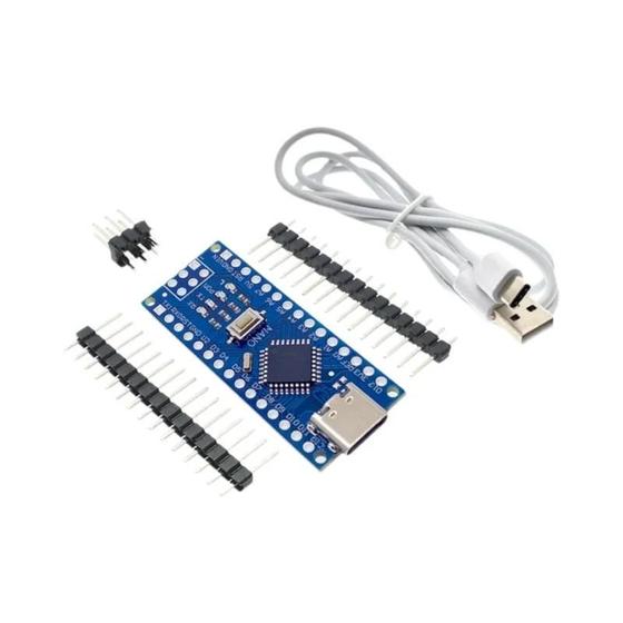Placa Microcontroladora Arduino 16M - 5V Mini Tipo-C Nano 3.0 com ...