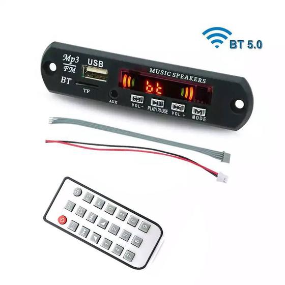 Placa Mp3 Player Usb Amplificadas 12v Bluetooth C/ Controle - VIRE ...