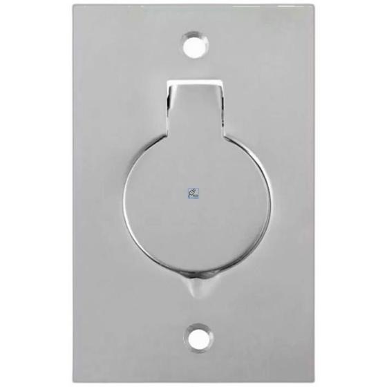 Placa Para Piso Inox 4x2 Olivo Com Modulo Rj45 - Espelho / Placa de ...