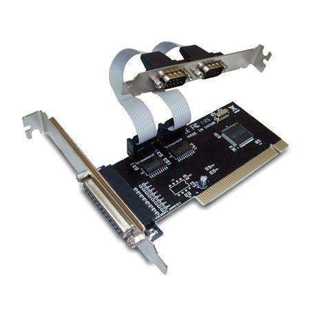 Placa PCI-Express Multiserial Encore ENEPC-2S1P - 2 Portas Seriais e 1 ...