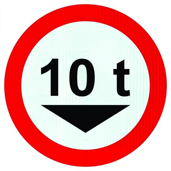 Placa Peso Bruto Total Máximo Permitido R-14 50x50 - Afonso ...