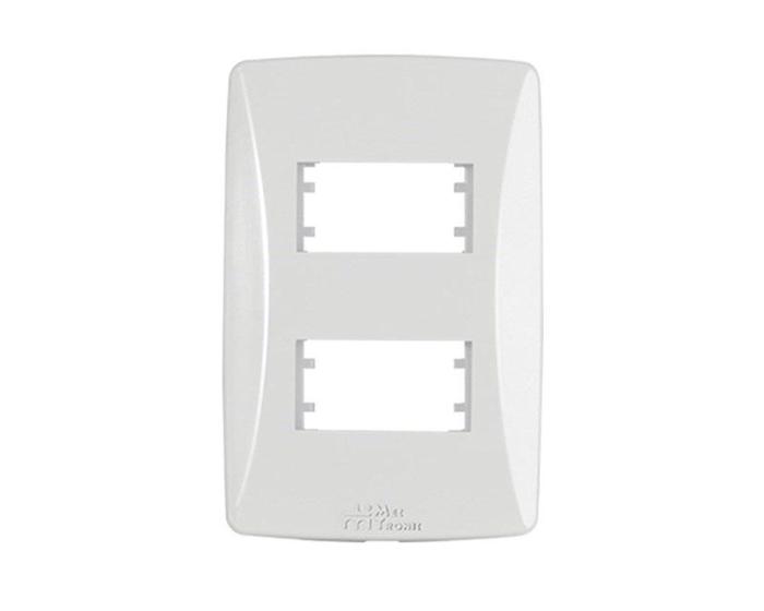 Placa petra 4x2 2 modulos distanciado - MECTRONIC - Módulo de Tomada ...