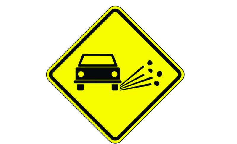 Placa Projeção De Cascalho A-29 Refletivo 50x50 - Afonso Sinalizações ...