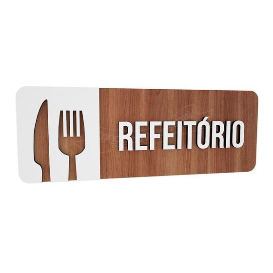 Placa Refeitorio Hotel Consultório Hospital Clinica Empresa - Decoraê ...