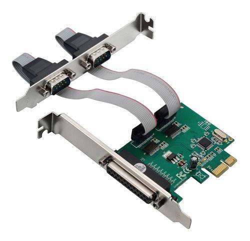 Placa Serial Rs232 Pci-e Express X1 Com 2 Portas Serial Db9 - Macrilan ...