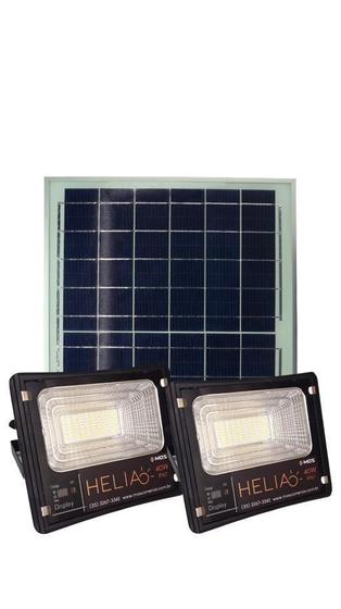 Placa Solar Fotovoltaica Com 2 Refletores 40W Holofote,Helia - Placa ...